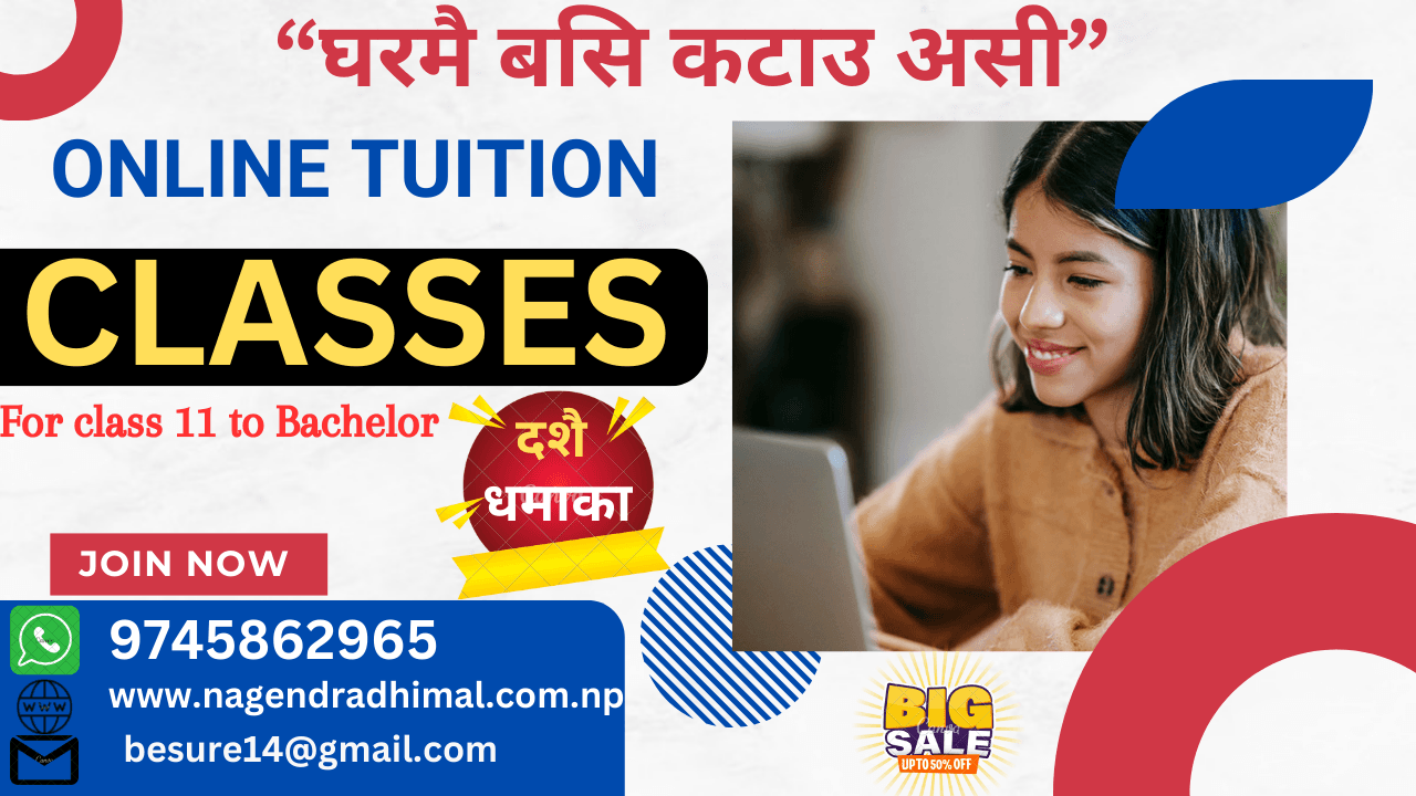 Online Tuition Class For Class 11 to Bachelor - NDGURU