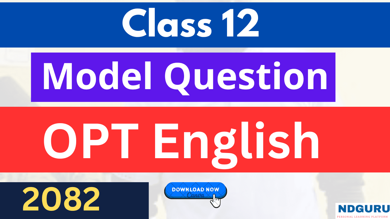 NEB Class 12 Optional English Model Questions 2082: Free PDF Download ...