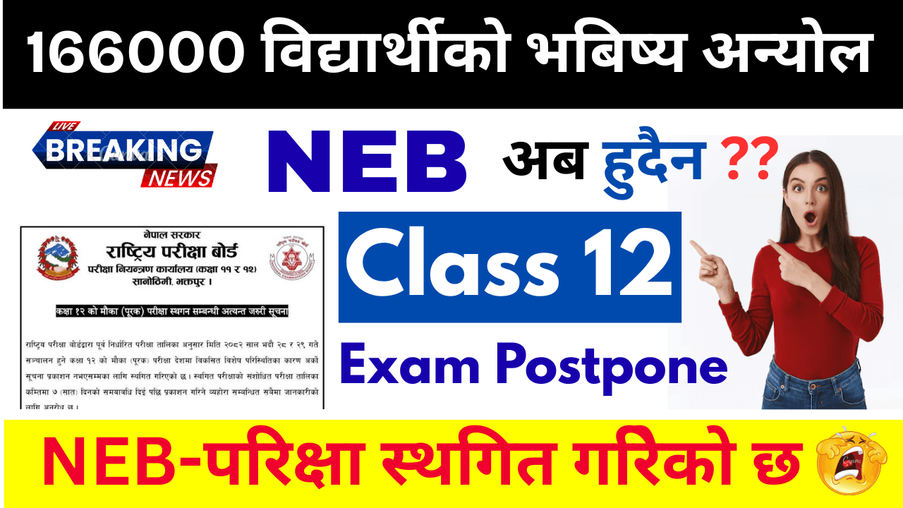 NEB Class 12 Re-Exam 2082 Postponement: Notice & Updates